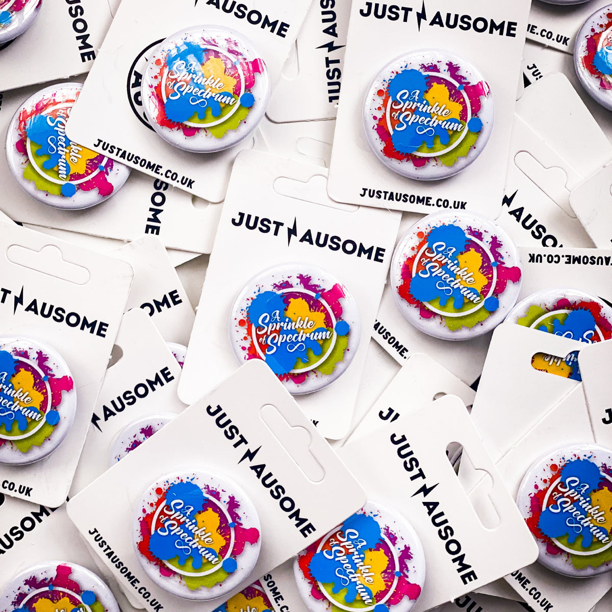 A sprinkle of Spectrum badge pack – Just Ausome